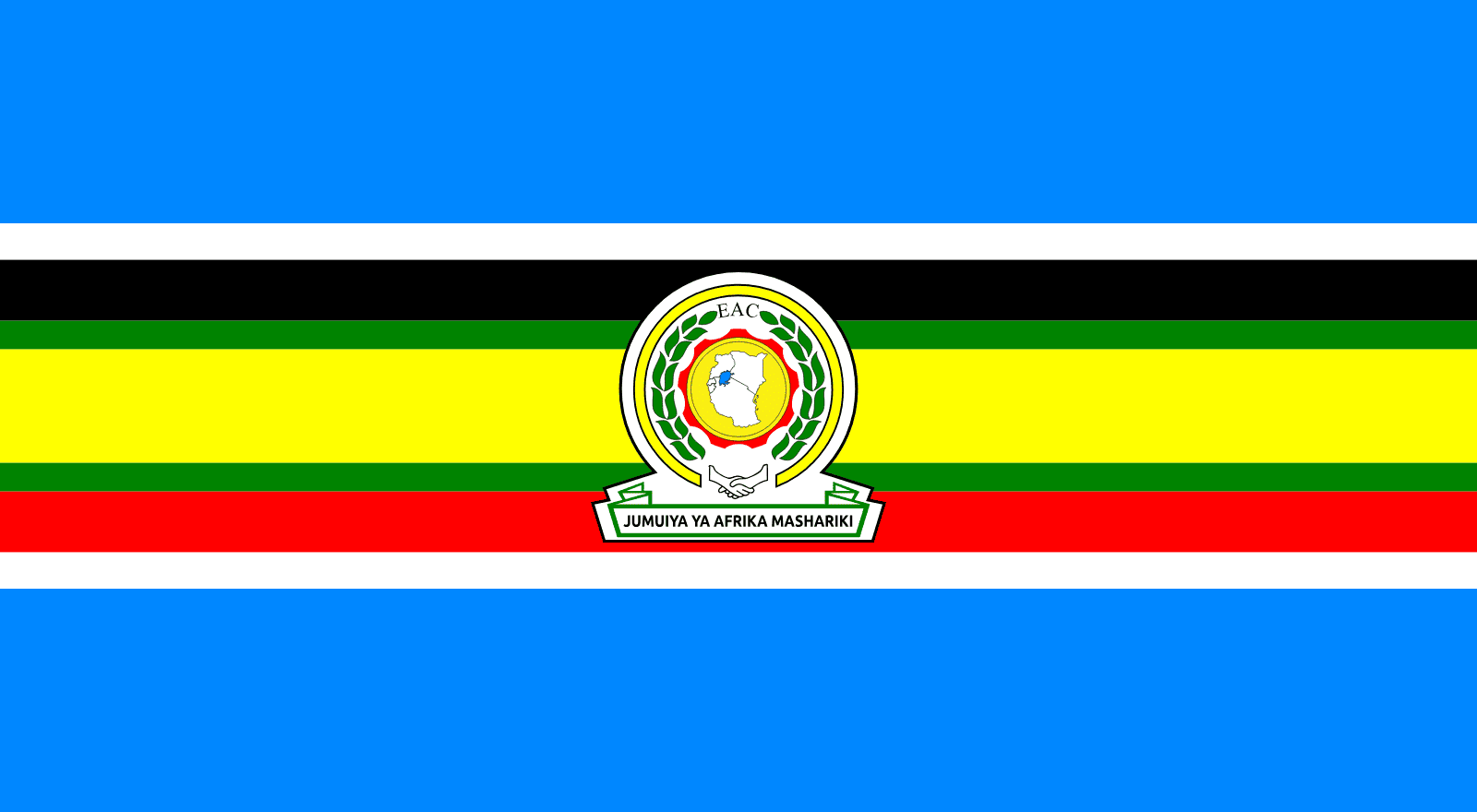 Flag of East African Community & flags of its members (6) | Flagpedia.net