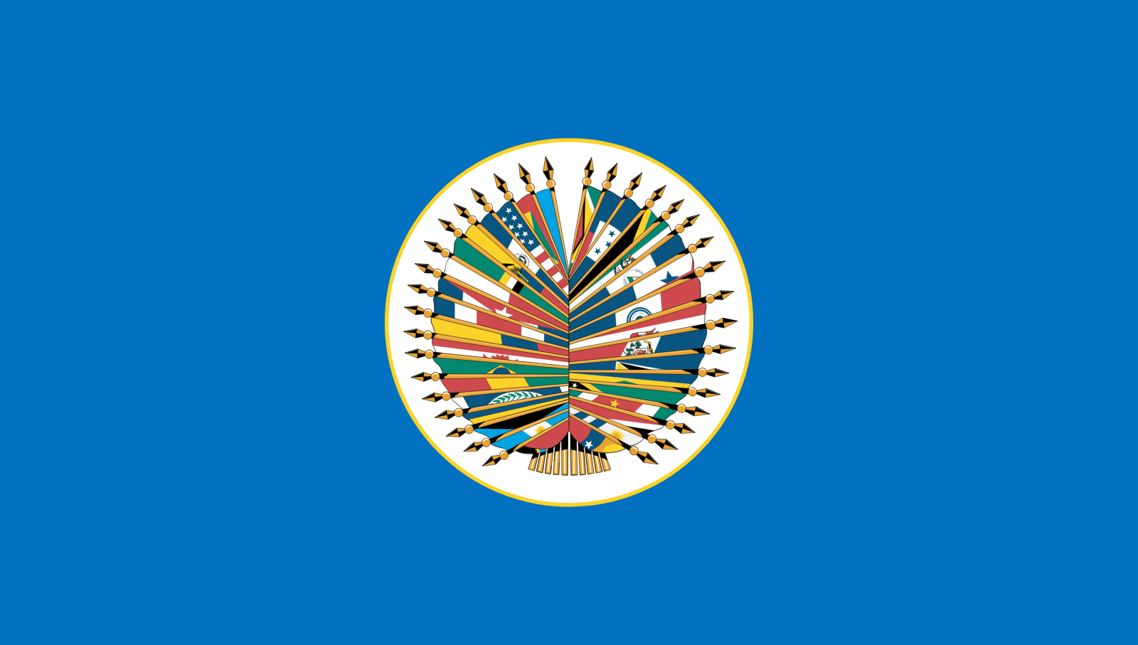 Flag of Organization of American States & flags of its members (35 ...